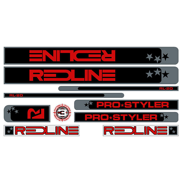 1984 Redline - PRO STYLER decal set | BMX Products USA