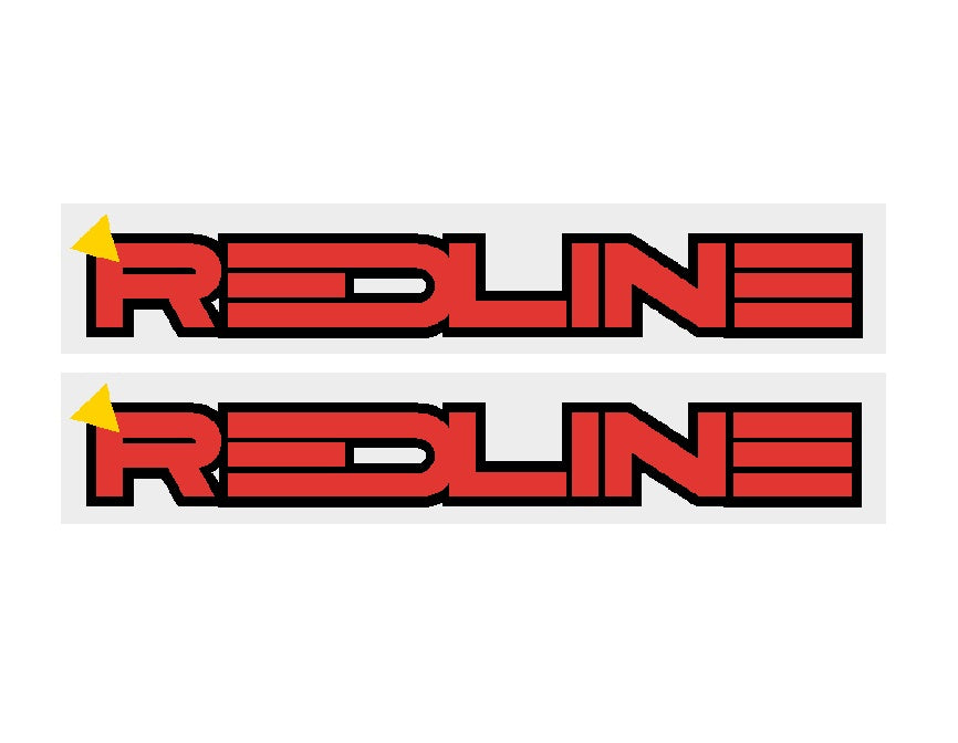 1986 Redline fork decals - for red frame | BMX Products USA