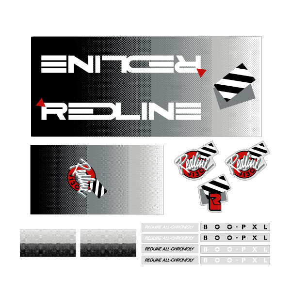 1988 Redline - 800-PXL BILLY GRIGGS for chrome or black frame Decal set ...