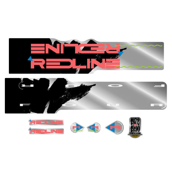1990 Redline - 400EXL - for Chrome & Black frame Decal set | BMX ...