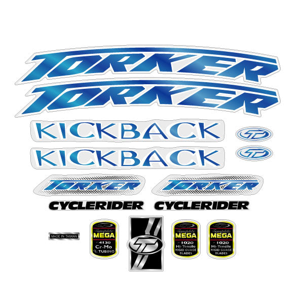 1996 Torker - Kickback decal set | BMX Products USA