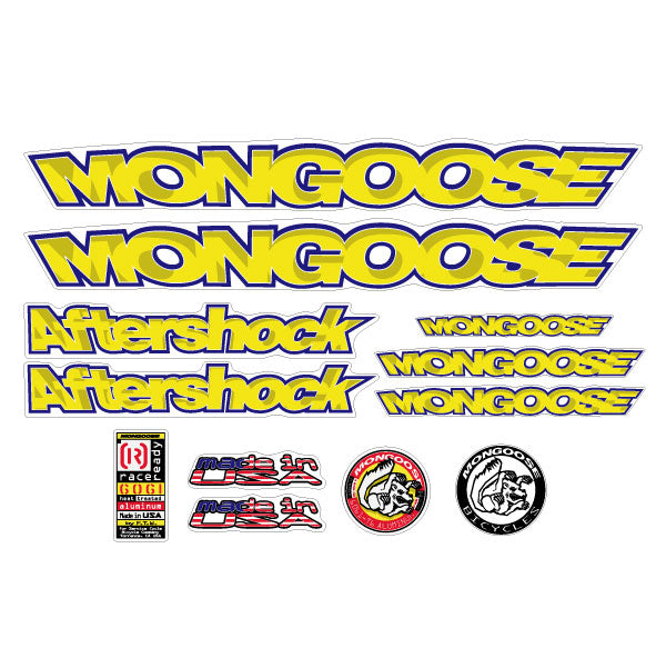 1998 Mongoose - Aftershock - Decal set | BMX Products USA