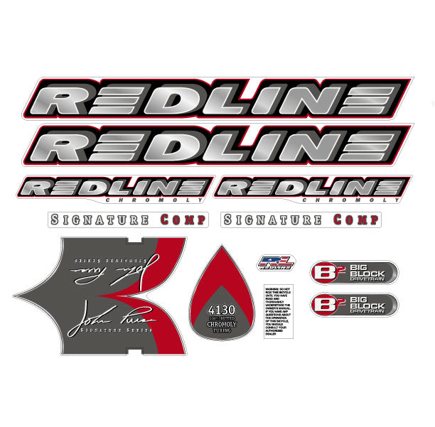 2000 Redline - John Purse Signature Comp - Decal set | BMX Products USA
