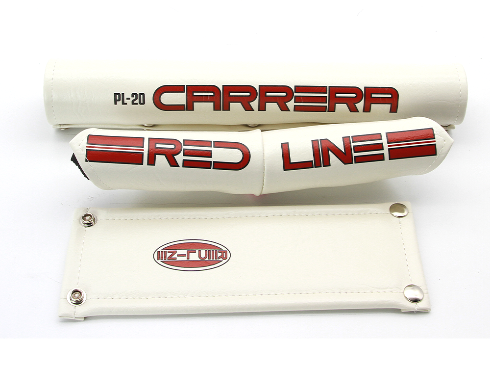 Redline - PL20 Carrera V-Bar vinyl pad set white | BMX Products USA