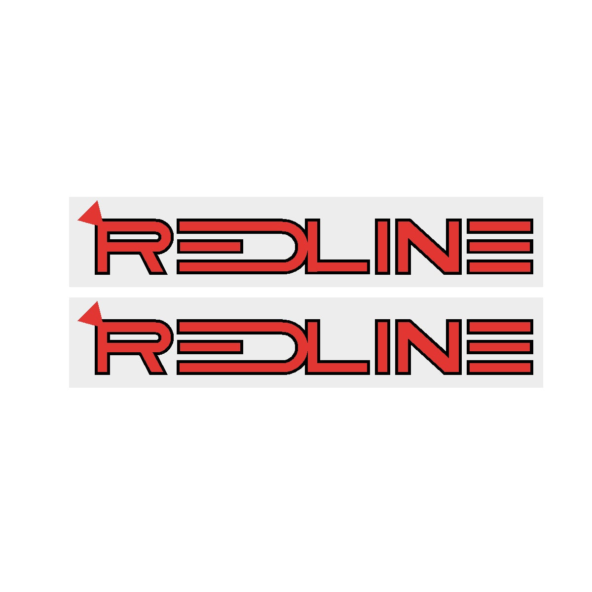 1985 Redline fork decals - for red RL-20II frames | BMX Products USA