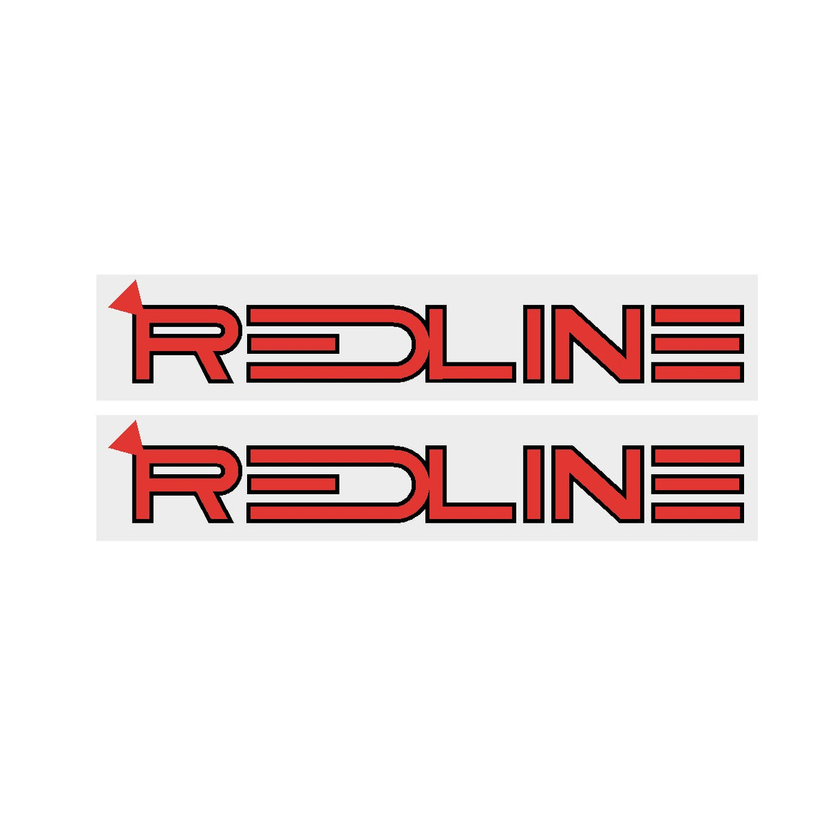 1985 Redline fork decals - for red RL-20II frames | BMX Products USA