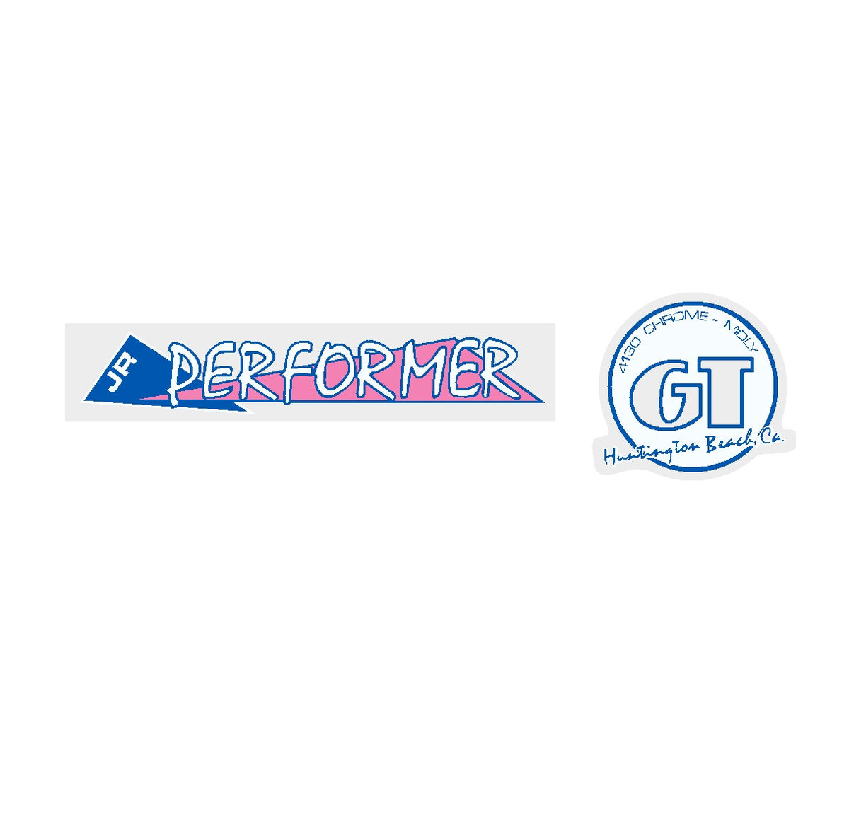 1986 GT BMX Jr Performer - Pink/Blue handle bar set | BMX Products USA