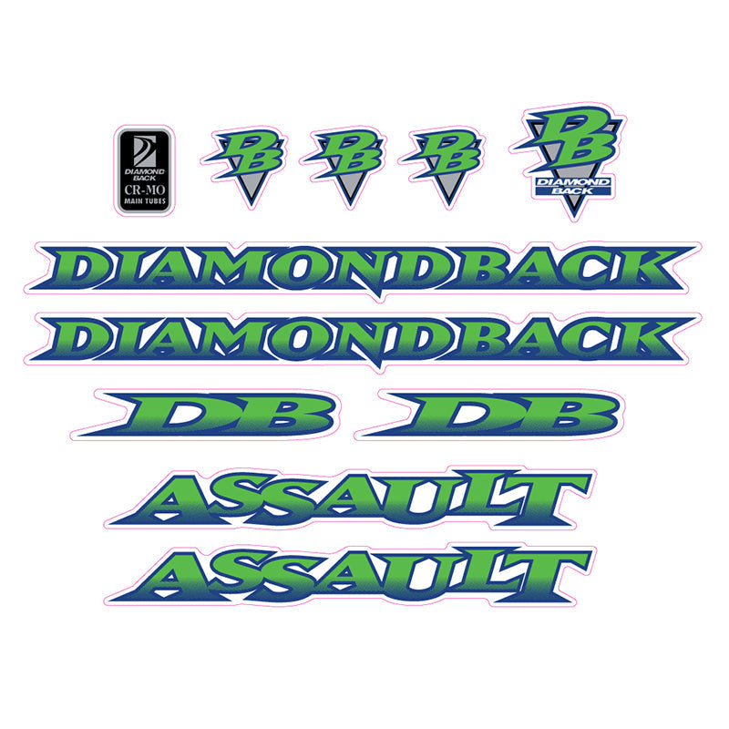 1995 Diamond Back - Assault decal set | BMX Products USA