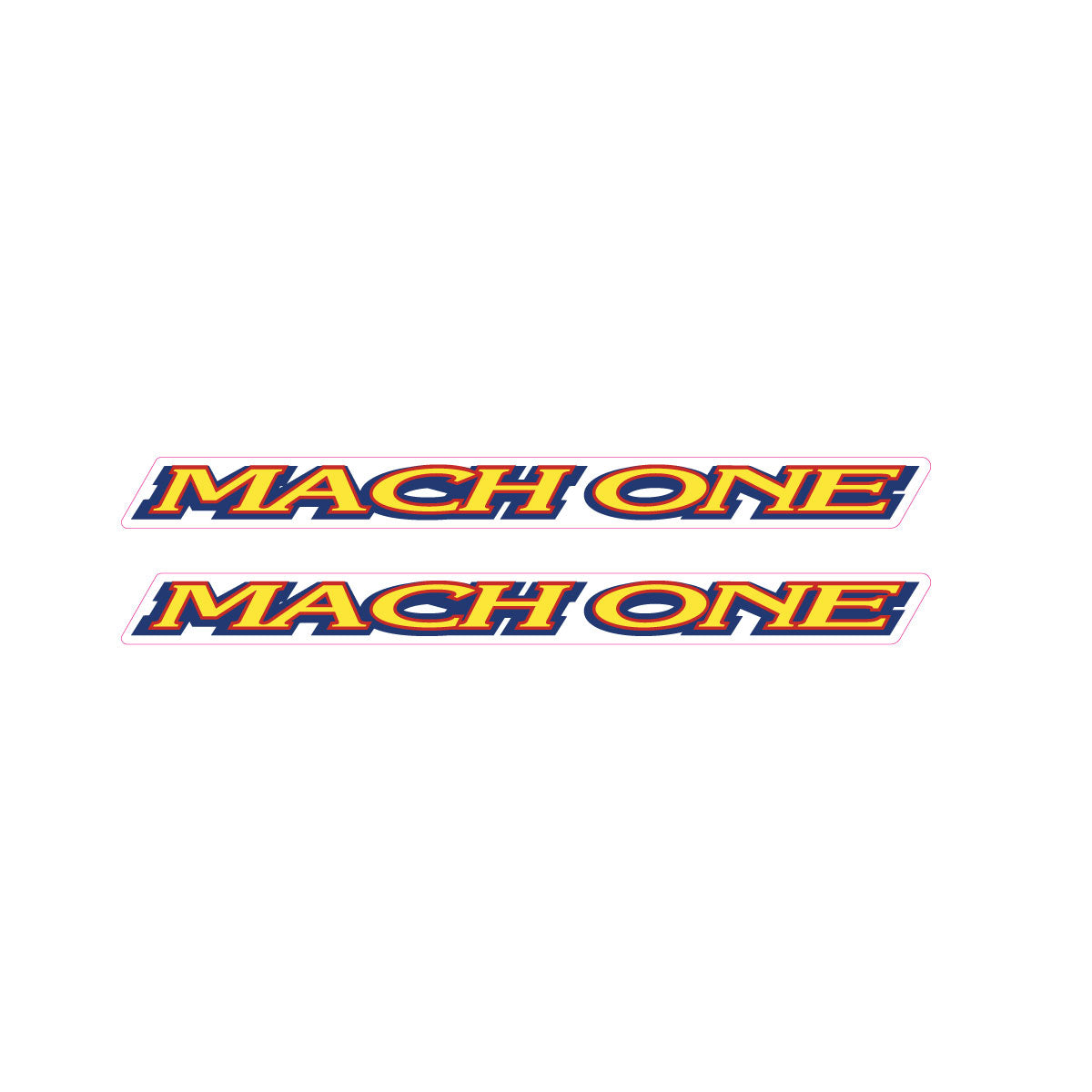 1997 GT BMX - Mach One - top tube decals | BMX Products USA