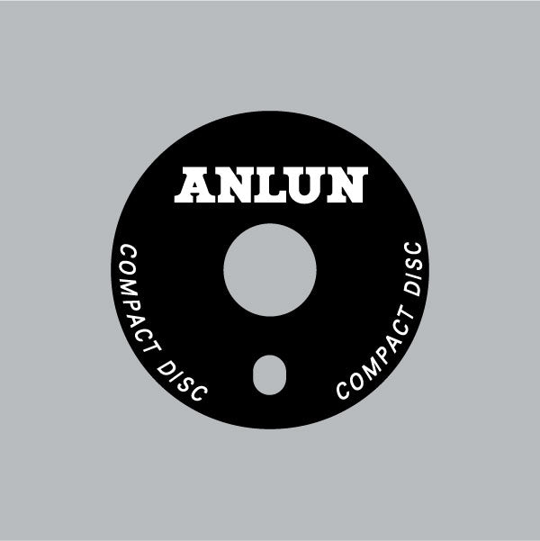 Anlun - Compact Disc decal in Black | BMX Products USA