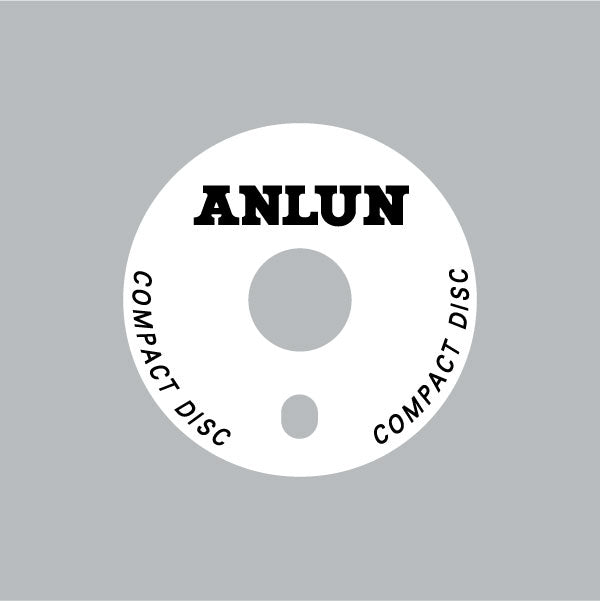 Anlun - Compact Disc decal in White | BMX Products USA