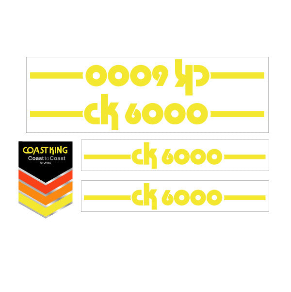 Huffy - CK6000 Coast to Coast decal set | BMX Products USA