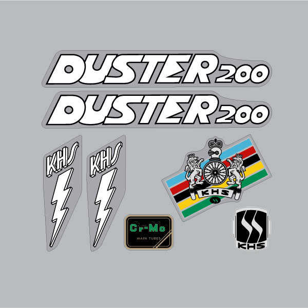 KHS - Duster 200 "Crest" decal set | BMX Products USA