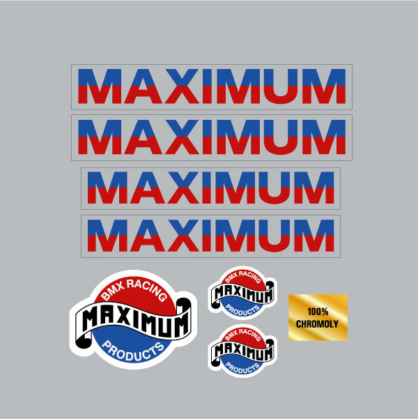 Maximum - Standard decal set | BMX Products USA