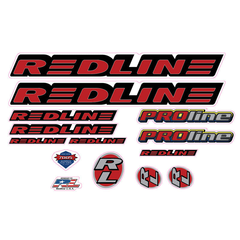1997 Redline - PROLINE - Decal set | BMX Products USA