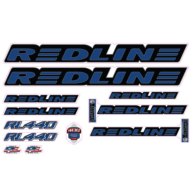 1999 Redline - RL440 for silver frame - Decal set | BMX Products USA