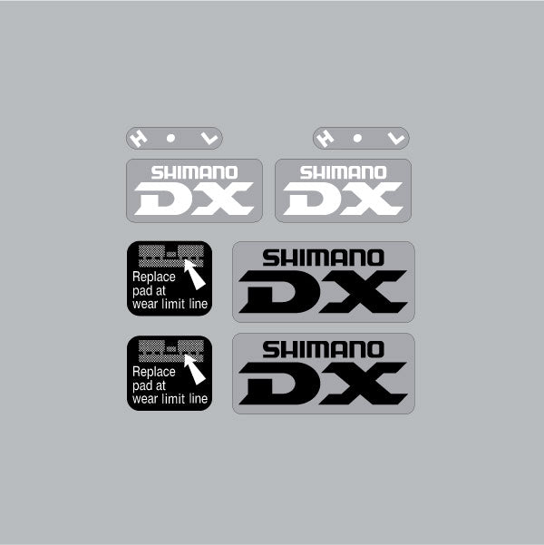 Shimano - DX "canti" brake decals | BMX Products USA