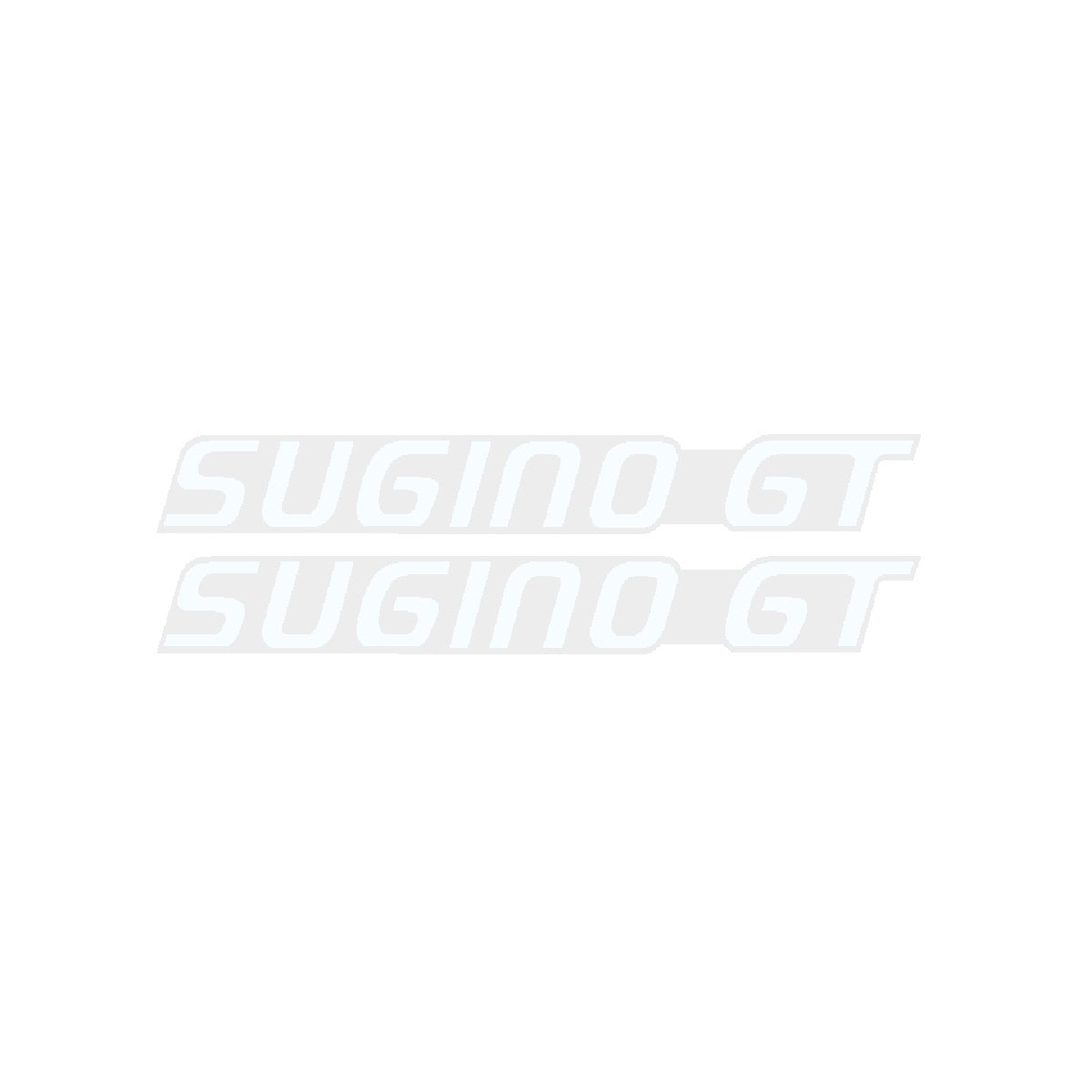 Sugino - SUGINO GT crank decals - white | BMX Products USA