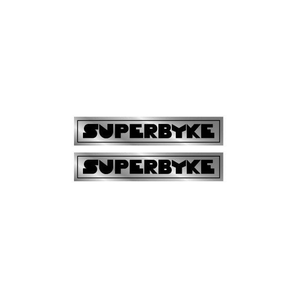 Superbyke - Chrome frame decals | BMX Products USA