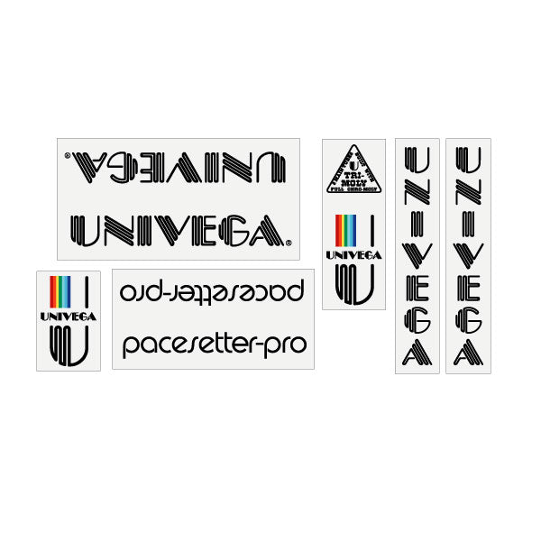 Univega - Pacesetter Pro clear decal set | BMX Products USA