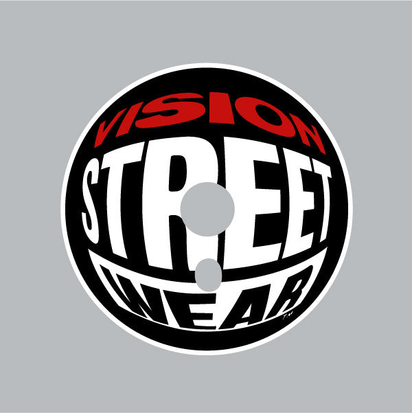 Vision - Fisheye Sprocket Chainring decal BLACK | BMX Products USA