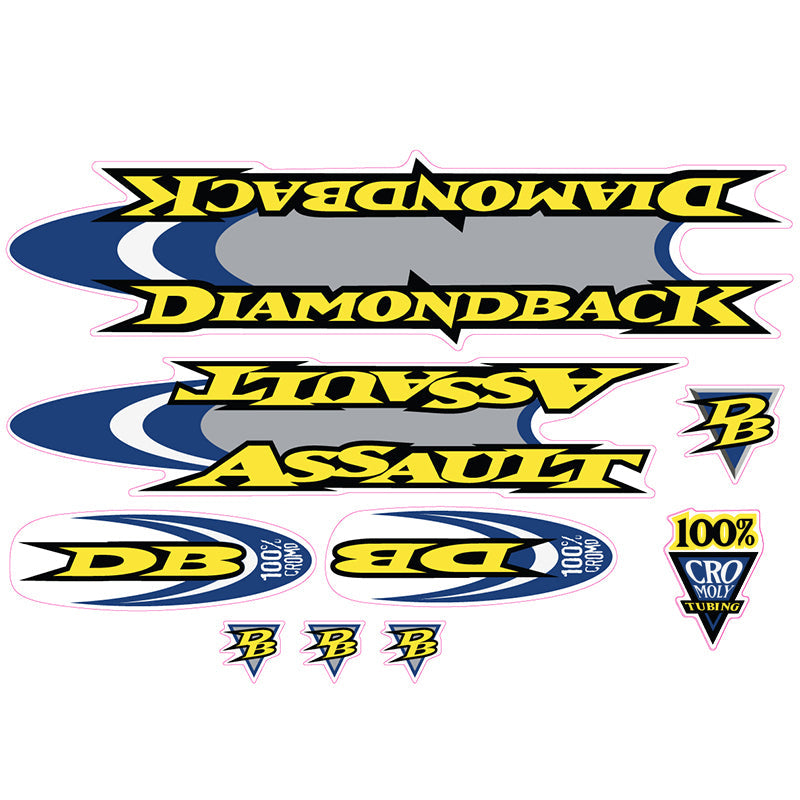 1998 Diamond Back - Assault decal set | BMX Products USA