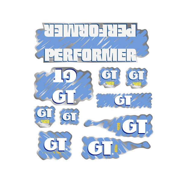 1988 GT BMX - Performer decal set for Pink frame - on Chrome | BMX ...