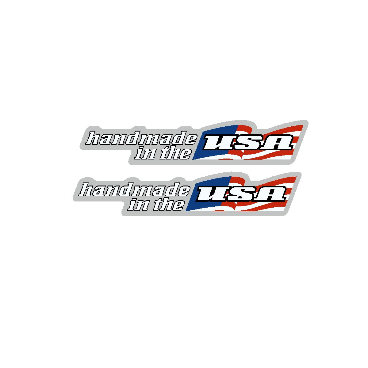 GT BMX - 90's "HANDMADE IN THE USA" FLAG chainstay decals -chrome | BMX ...