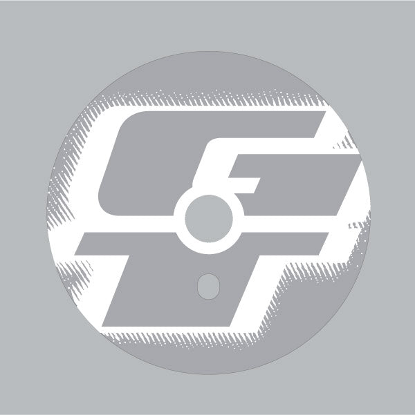 GT - 90's Sprocket decal - white on clear | BMX Products USA