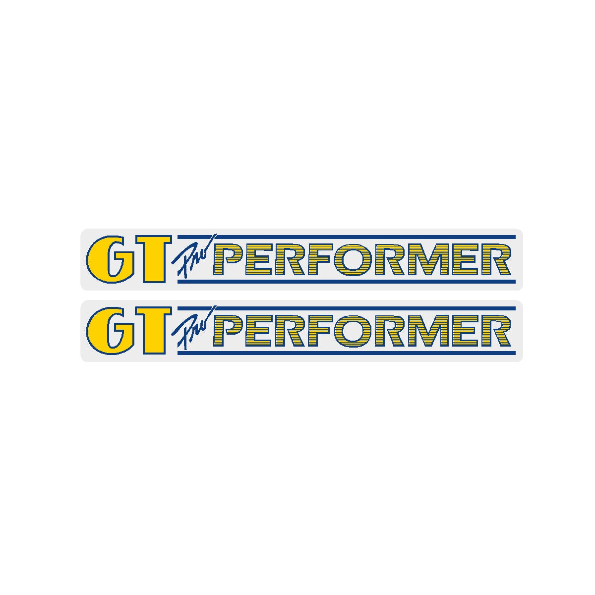 GT BMX - Pro Performer (US Made) Fork decals - clear - New School Retro ...