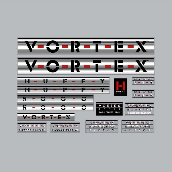 Huffy - VORTEX 5000 decal set | BMX Products USA