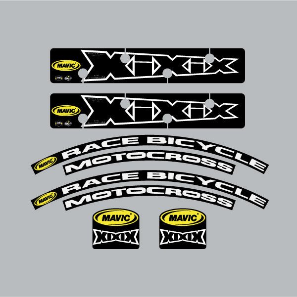 Mavic - XIXIX rim & Hub decals 32H | BMX Products USA