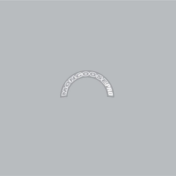 Mongoose PRO - Mid school Stem cap and threadless cap decals WHITE ...