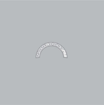 Mongoose PRO - Mid school Stem cap and threadless cap decals WHITE ...