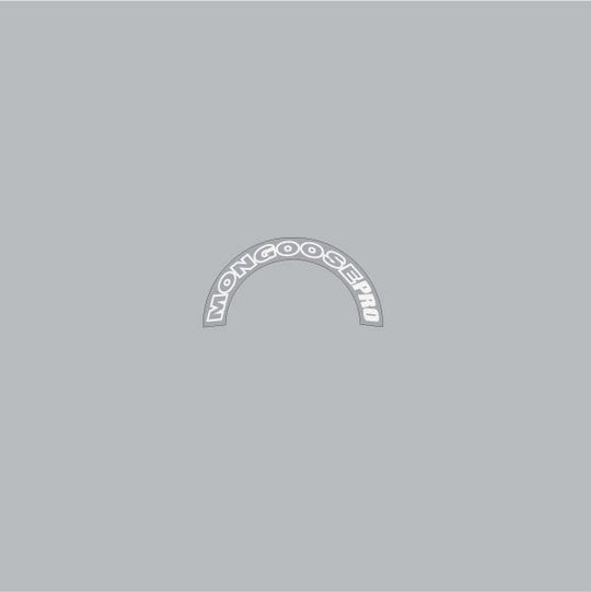 Mongoose PRO - Mid school Stem cap and threadless cap decals WHITE ...