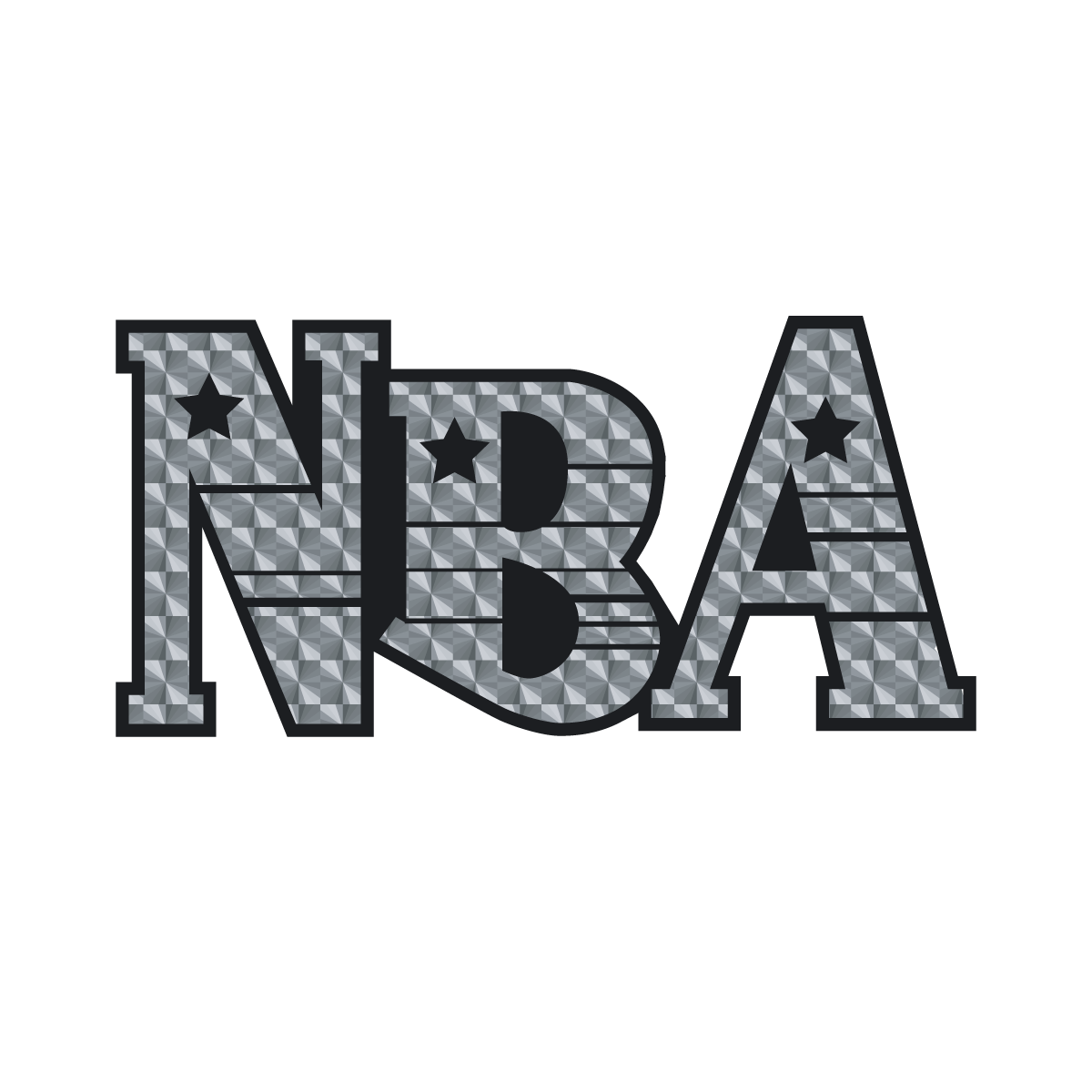 NBA (National Bicycle Association) outline prism decal | BMX Products USA