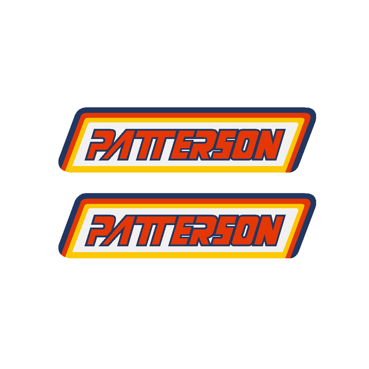 Patterson Racing - PR series fork decals | BMX Products USA