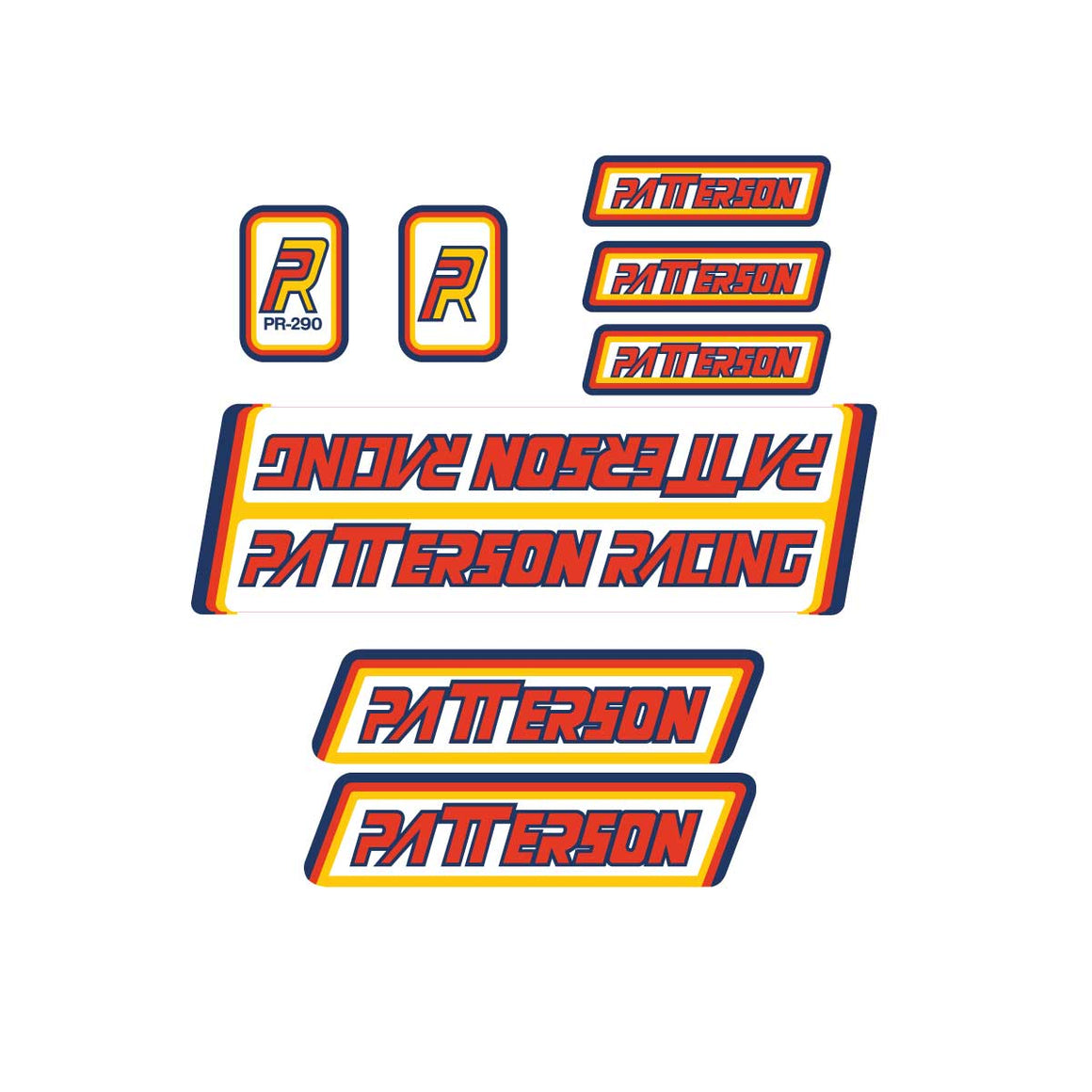 Patterson Racing - PR-290 "True Torch" Edition decal set - custom | BMX ...