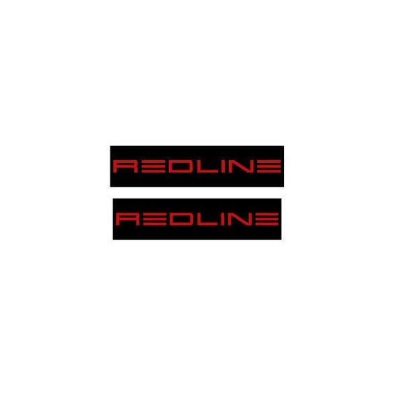 1991 Redline - Hubs - Black and Red decal set | BMX Products USA