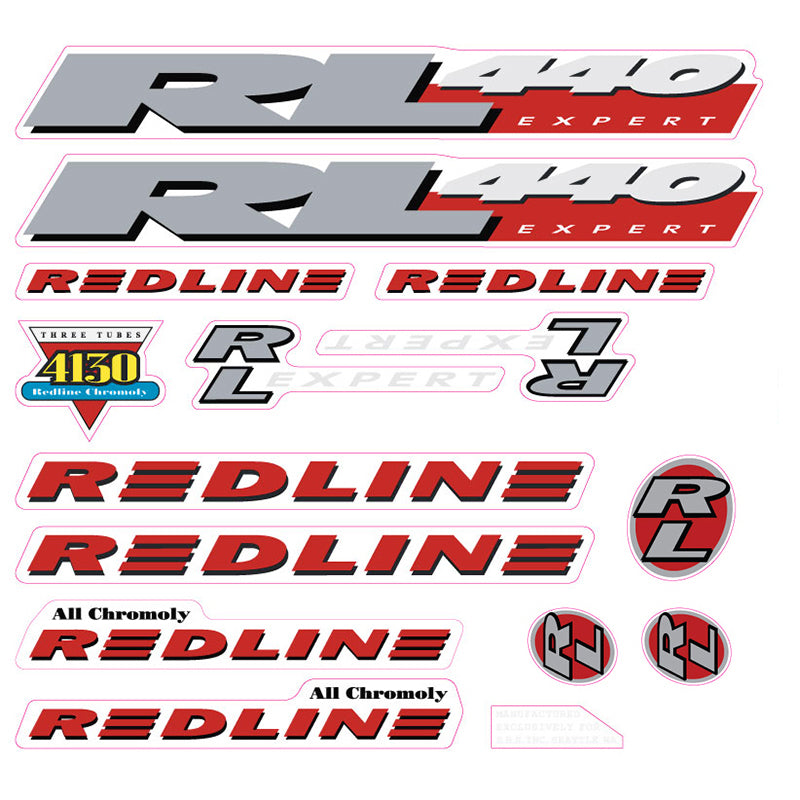 1994 Redline - RL440 for purple frame - Decal set | BMX Products USA