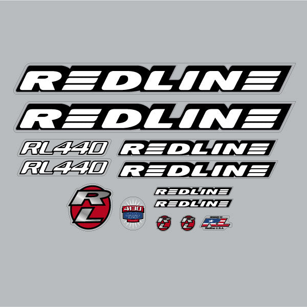 1998 Redline - RL440 for painted frames - Decal set | BMX Products USA