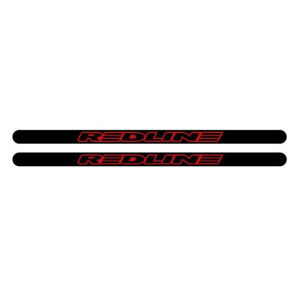 Redline - 90'S Flight crank decal set - BLACK | BMX Products USA