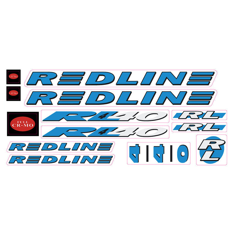 1993 Redline - RL440 - Blue with Black Decal set | BMX Products USA