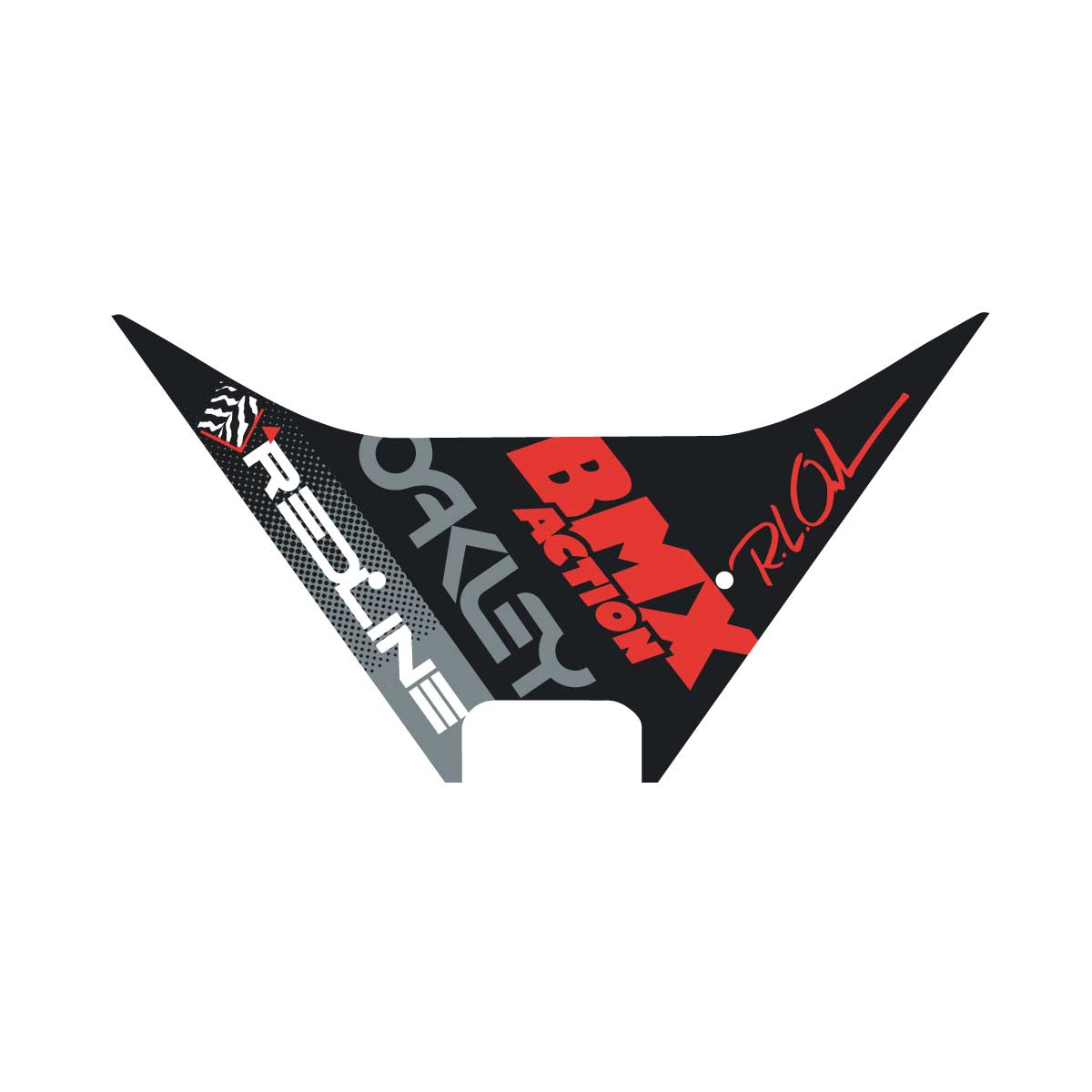 REDLINE - Forklifter plate decal - 88 RL signature | BMX Products USA