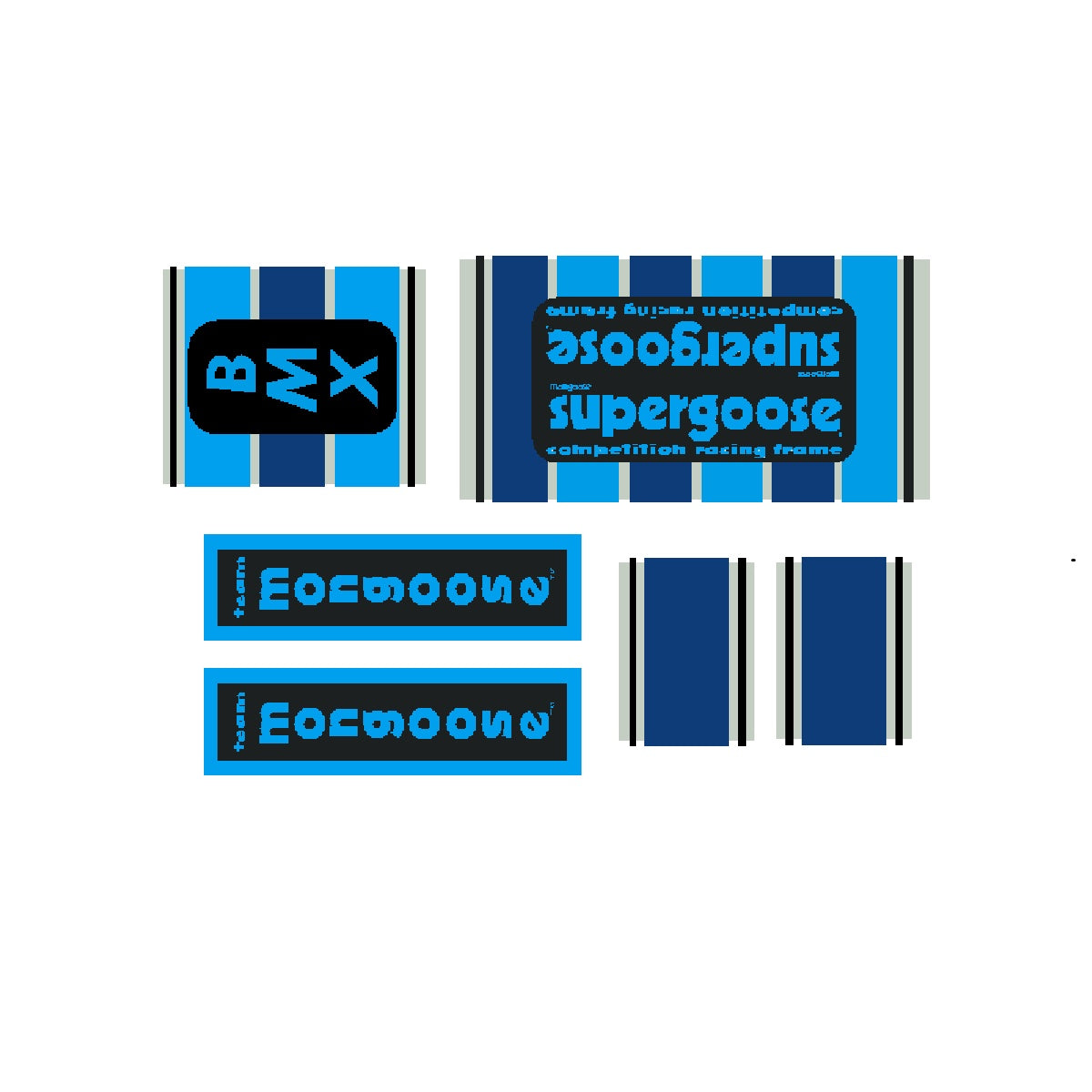 Mongoose / Supergoose custom decal set | BMX Products USA