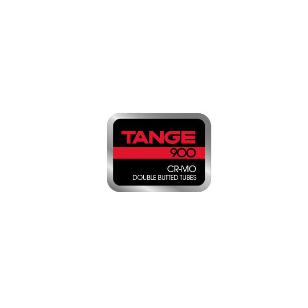 Tange - 900 CROMO Double butted Red clear seat tube decal | BMX ...