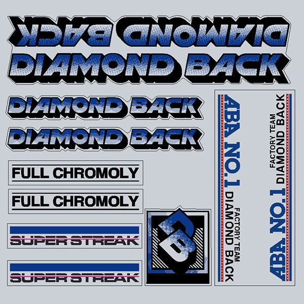 1984 Diamond Back - Super Streak - for chrome frame decal set | BMX ...