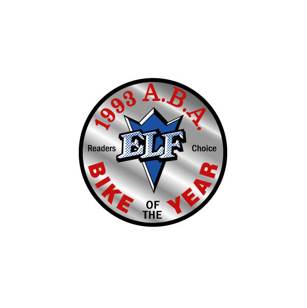 ELF - ABA coin chrome decal | BMX Products USA