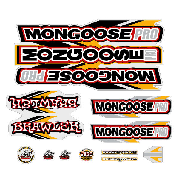 2002 Mongoose - Brawler - Decal set | BMX Products USA