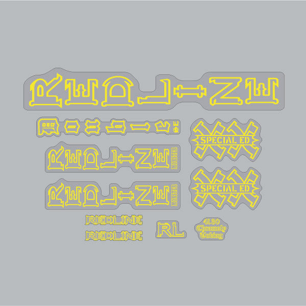 2003 Redline - Double XX Special Edition Decal set | BMX Products USA